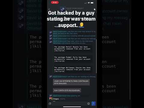 Got hacked on steam