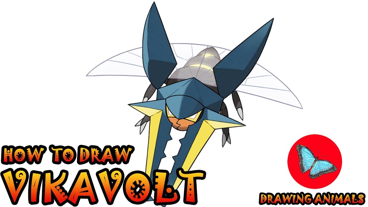 How To Draw Vikavolt Pokemon | Drawing Animals