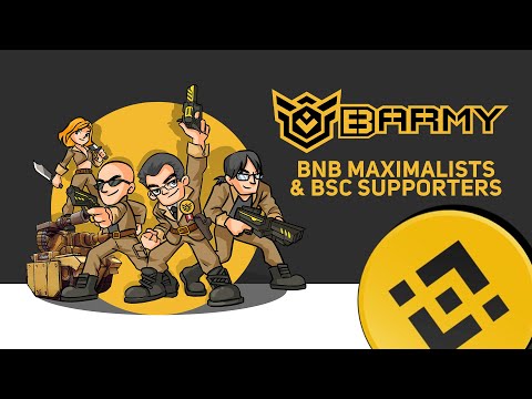 👑 BSC, Binance and BNB On Unique Autonomous BSC Army!!! Get Passive Income in BARMY Tokens!