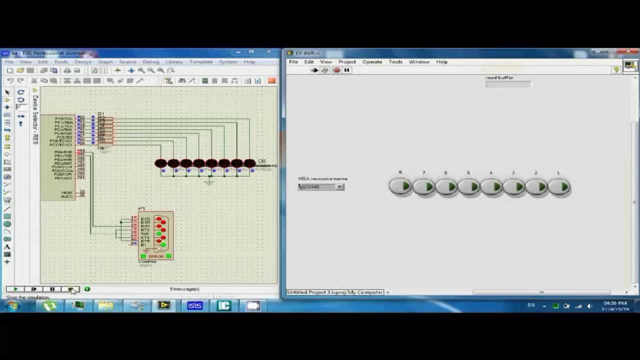 LabVIEW-Microcontroller Interface (Serial Communication) #1-a