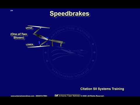 Cessna Citation Systems Training (CE S550 Speed Brakes)