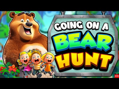We're Going on a Bear Hunt | Kids Brain Break| Tiptoe, Run & Chase Game | Dance Song For kids
