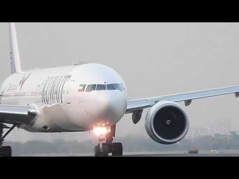 Kuwait airways departures and arrivals clips video 2020