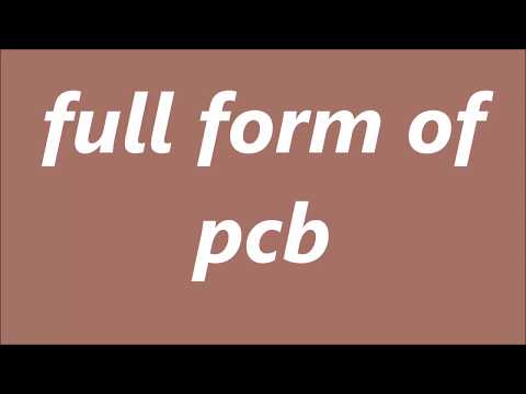 full form of pcb