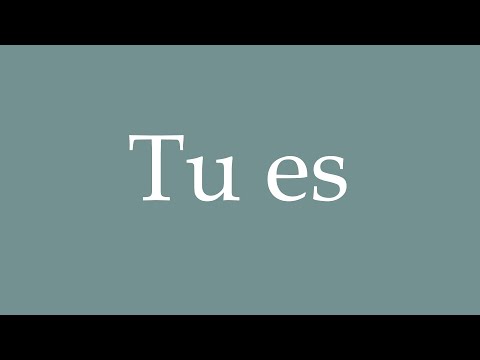 How to pronounce ''Tu es'' correctly in French