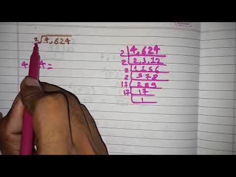 Square Root of 4624 with the help of Prime Factorisation Method 2√4624