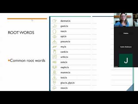 Medical Terminology Root Words - Studying for the MBLEx - SHORTIE