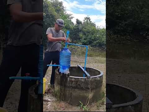 He make auto motion water pump without electricity #diy #water #freeenergygenerator