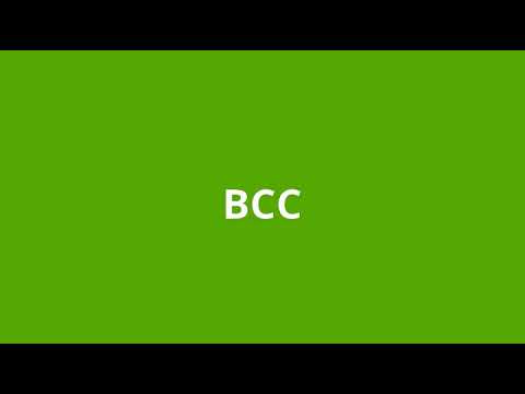 what is the meaning of BCC
