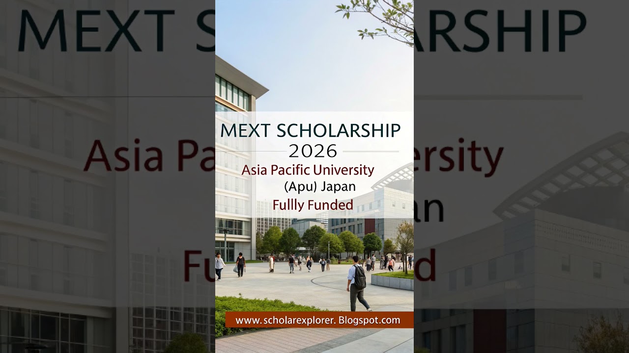 MEXT Scholarship 2026 at Asia Pacific University (APU), Japan — Fully Funded#shorts