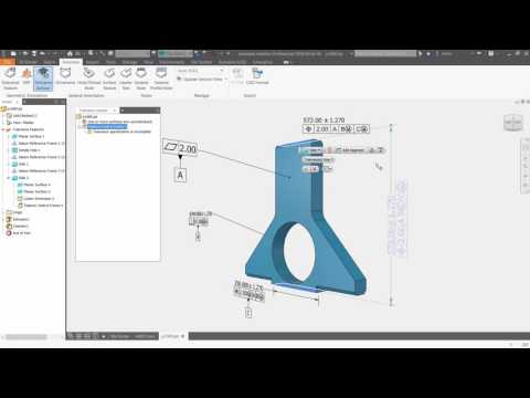 What's new Inventor 2018 - Model Based Definition (MBD)