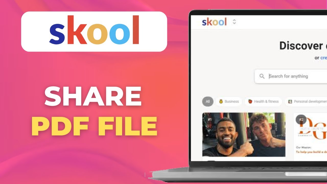 How to Share a PDF File in Skool Community (Fast Tutorial)
