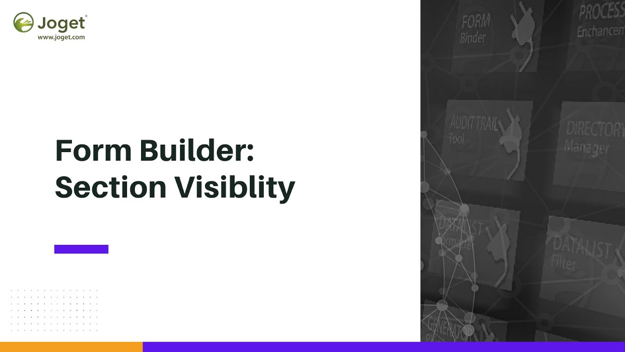 Form Builder - Section Visiblity