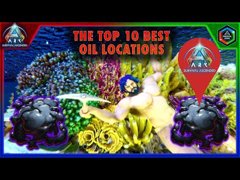 The Top 10 Best Oil Locations in Ark Survival Ascended The Island Map