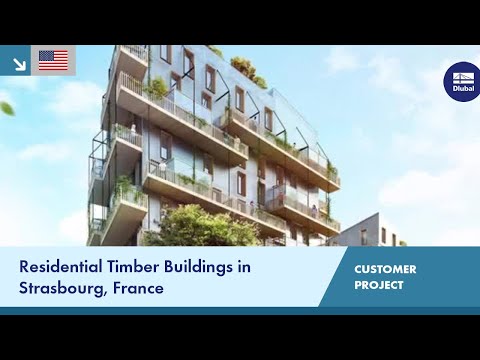 [FR] CP 001102 | Residential Timber Buildings in Strasbourg, France
