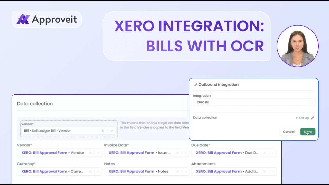 Xero integration: bills with OCR (data capture from PDF)