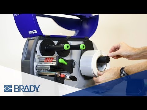 BradyPrinter i7100: How to load labels