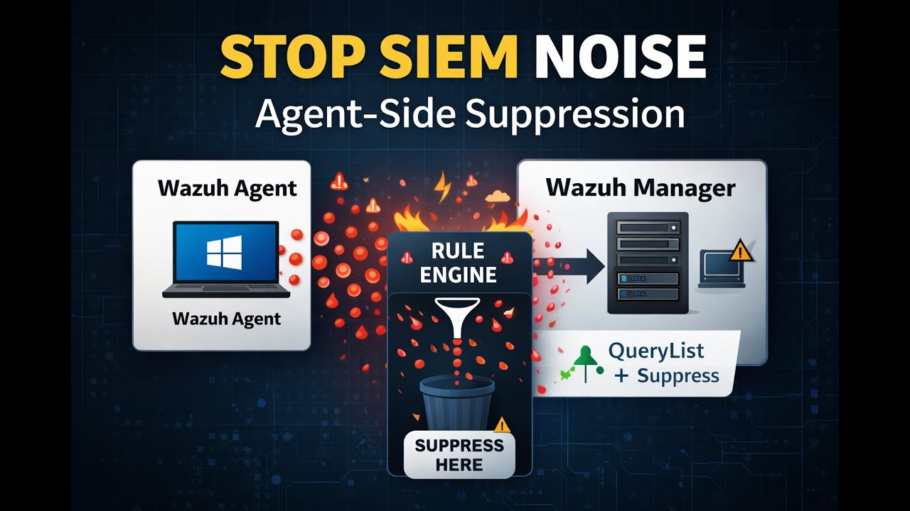 Wazuh Performance Hack: Drop Noisy Events Before They Hit the Manager