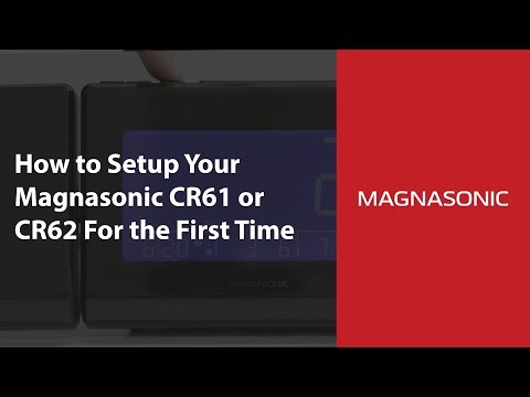How to Set Up Your Magnasonic CR61 or CR62 USB Charging Alarm Clock Radio for the First Time