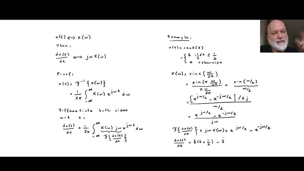 09 Differentiation Property of the Fourier Transform