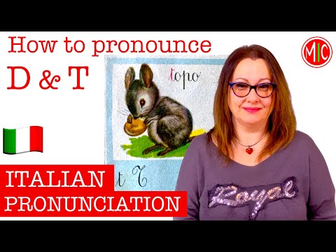 How to pronounce D & T | LEARN ITALIAN PRONUNCIATION