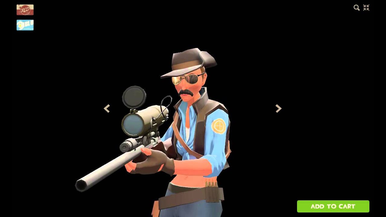 Dem mustache (try at Fem Sniper)