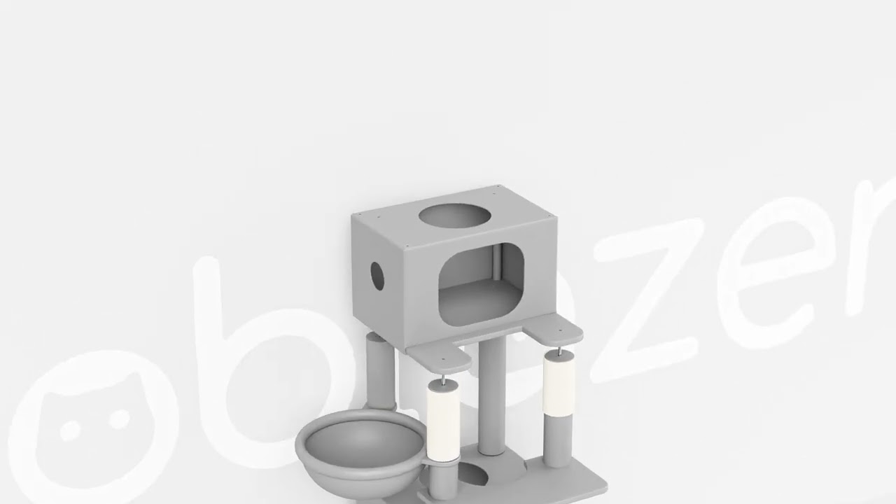 Globlazer S80C Cat Tree Assembly Guide