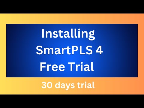 Installing SmartPLS 4 Free Trial