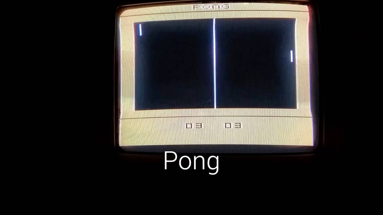 Pong on atari flashback 2