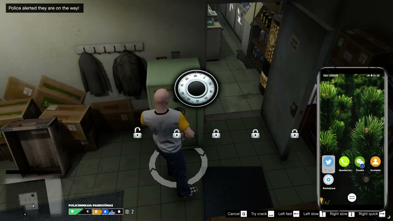 Fivem stores safe cracking ( ESX, QBCORE )