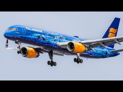 20 MINUTES of GREAT Plane Spotting in ICELAND | Reykjavik/Keflavik Airport Plane Spotting [KEF/BIKF]