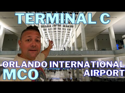 Orlando International Airport MCO, New Terminal C Tour! Information For Your Arrival and Departure!