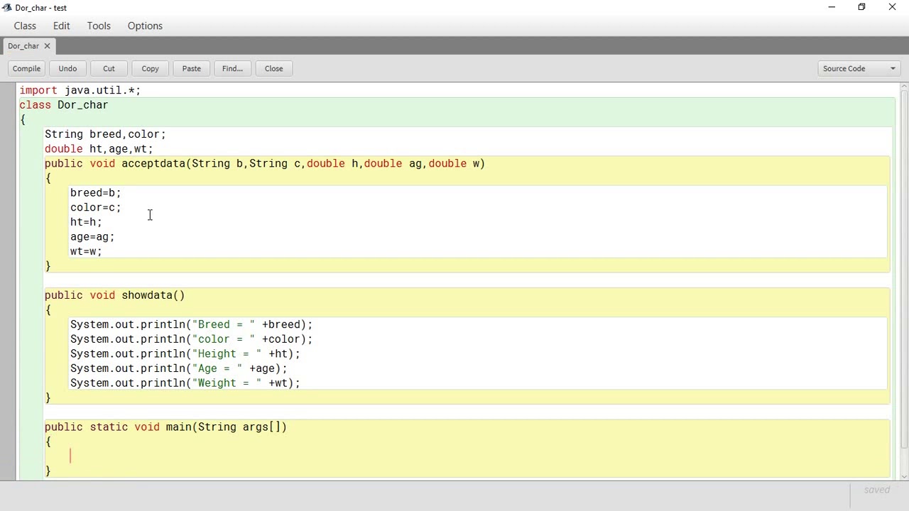 Java Programming BlueJ Environment Class 9 ICSE Defining New Operator
