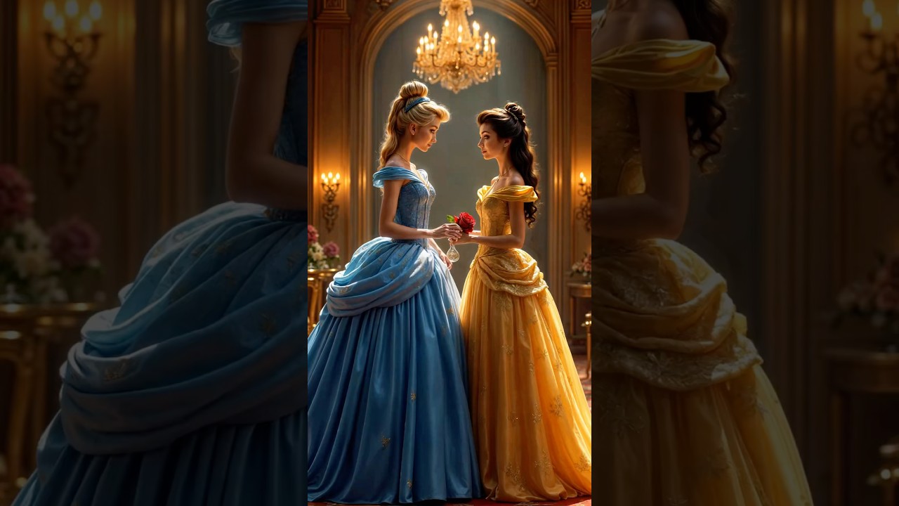 Disney Princess Fusion ❤️👀#disneyprincess #disneymagic #hybrid #aiart