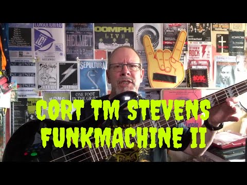 Cort Funk Machine II TM Stevens signature 2001 - Black | Reverb