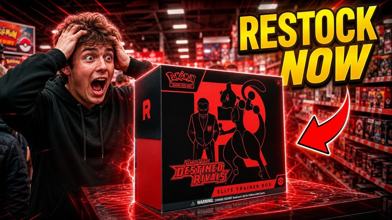 RESTOCK IN-STORE NOW! Pokémon Destined Rivals ETB Restock Is LIVE in Store at Walmart!