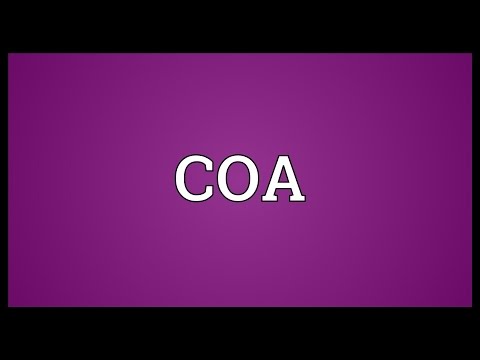 COA Meaning