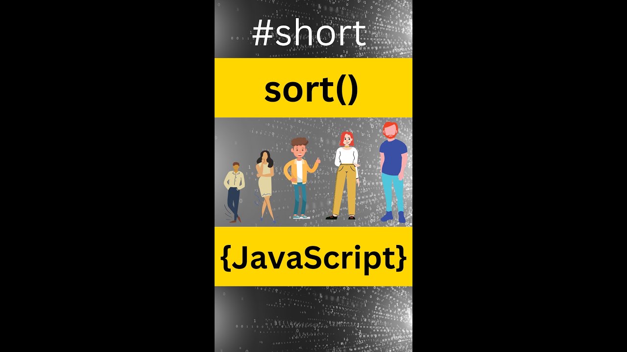 JavaScript sort() method - #shorts