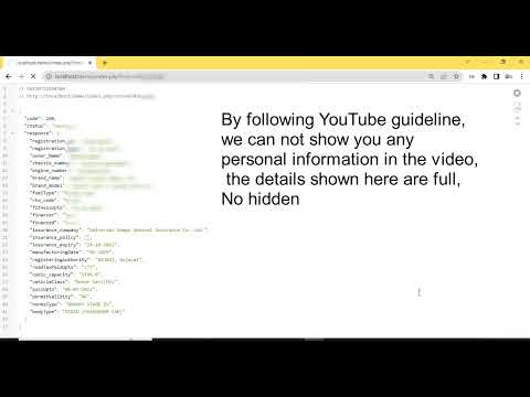 Vehicle rc api information 2023 || Bike Car Truck Buss All Type Vehicle RC Verification API