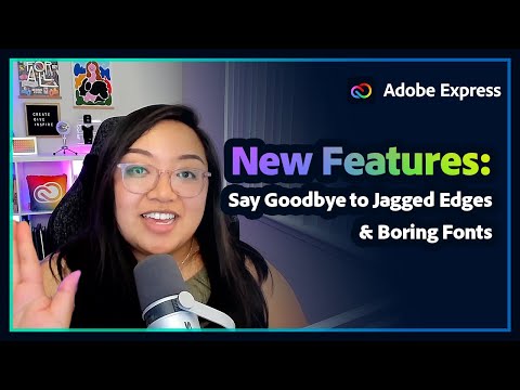 Automatic Font options, Convert SVG, Schedule Social Posts, & Make QR Codes | Adobe Express