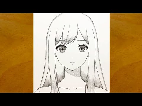 Anime Girl Drawing Step-by-Step || Easy Anime Art for Beginners || How to Sketch Anime Girls