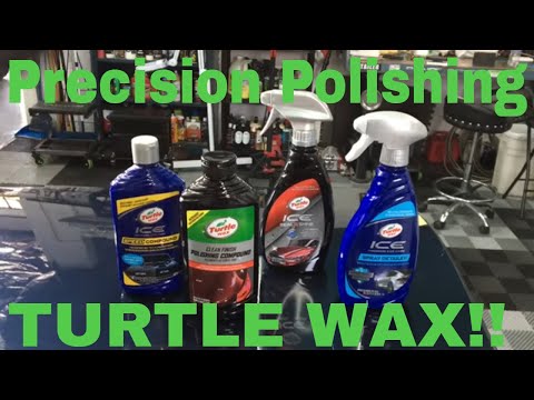 Precision Polishing With TURTLE WAX Clean Finish Polish!!