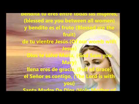 DIOS TE SALVE, MARÍA | Ave Maria in Spanish| English Translation | Lyrics|