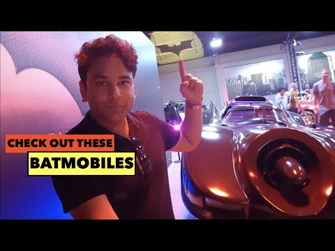 Batmobiles, Batpod, BatCave - Warner Brothers Studio Tour Hollywood