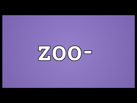 Zoo- Meaning