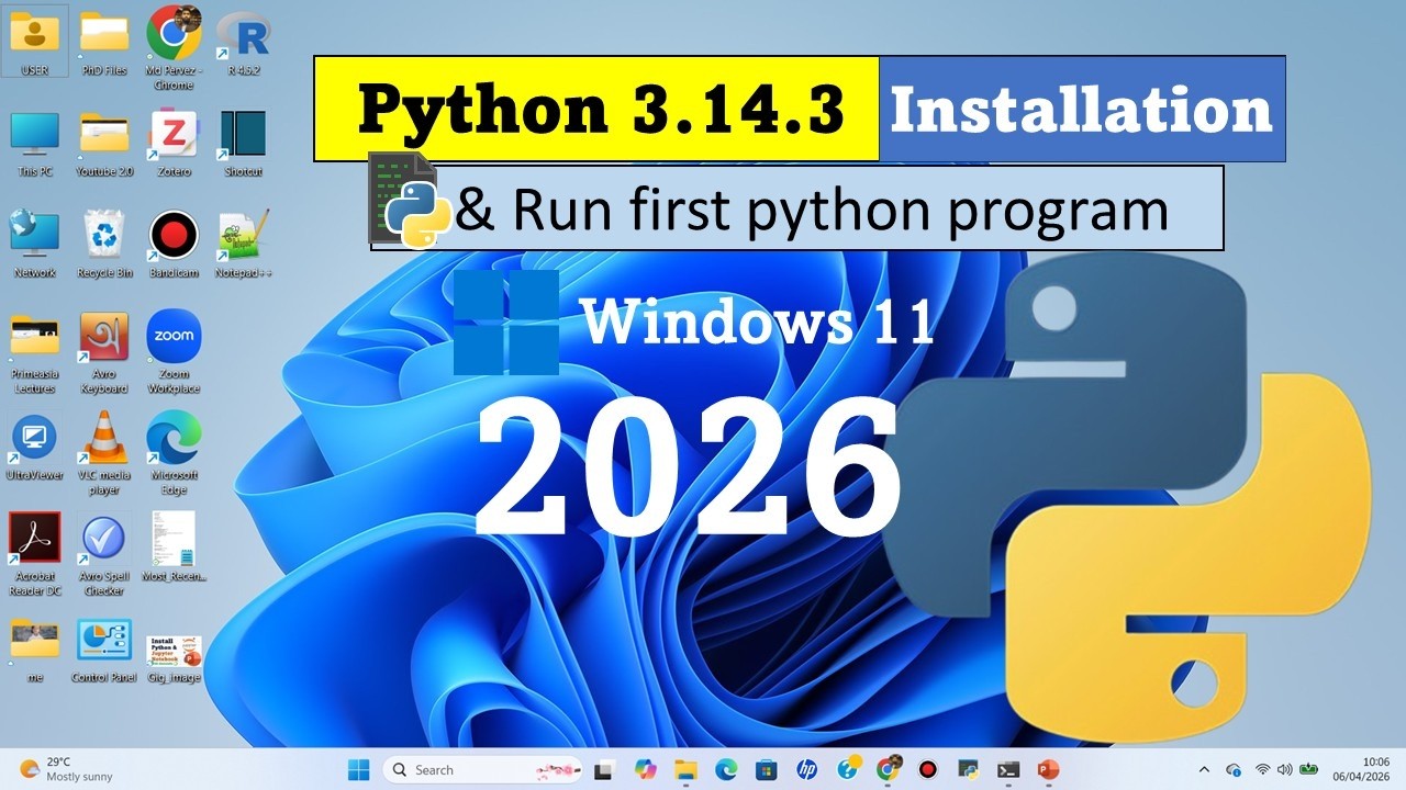 How to install Python 3.14.3 on Windows 11