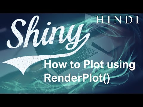 Learn R Shiny Tutorial 6 How to Plot using RenderPlot हिन्दी - Mind Luster