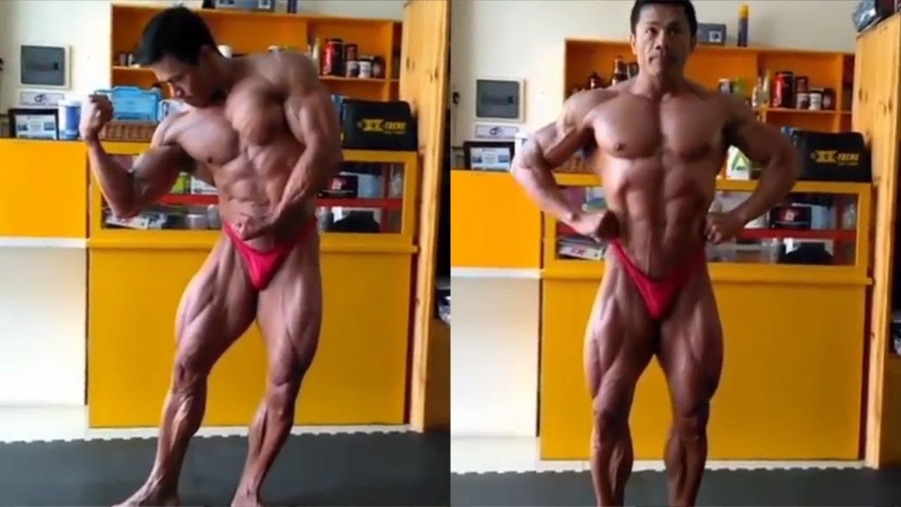 Indonesian Bodybuilder Muscle Flexing #57