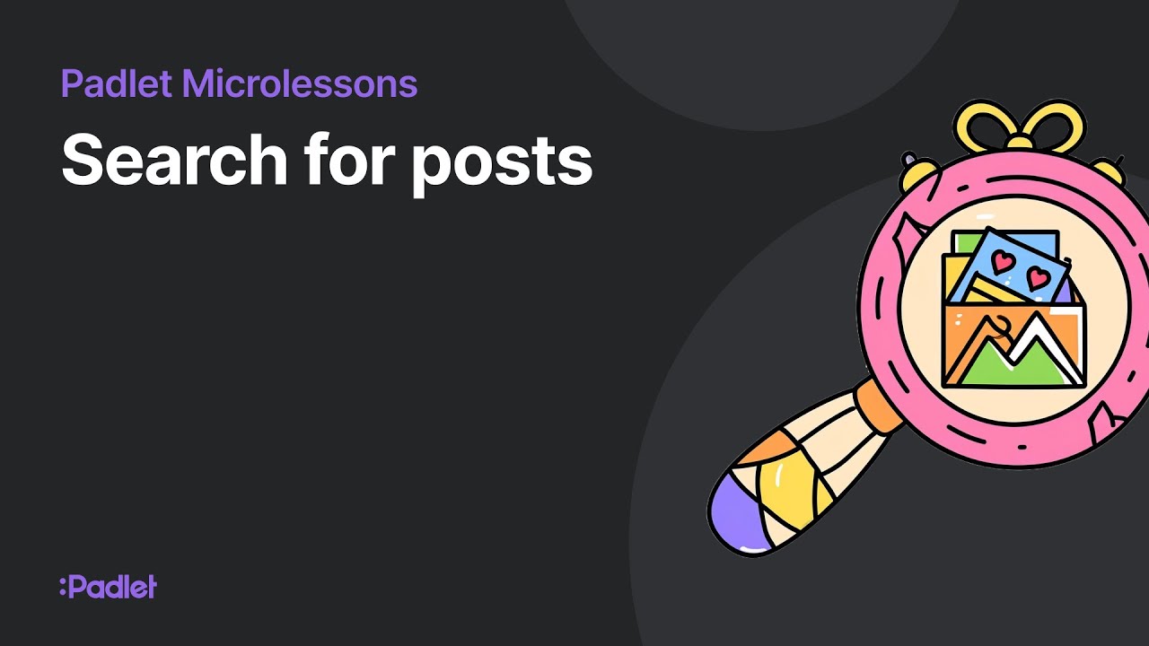 Search for posts