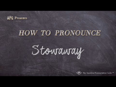 How to Pronounce Stowaway (Real Life Examples!)